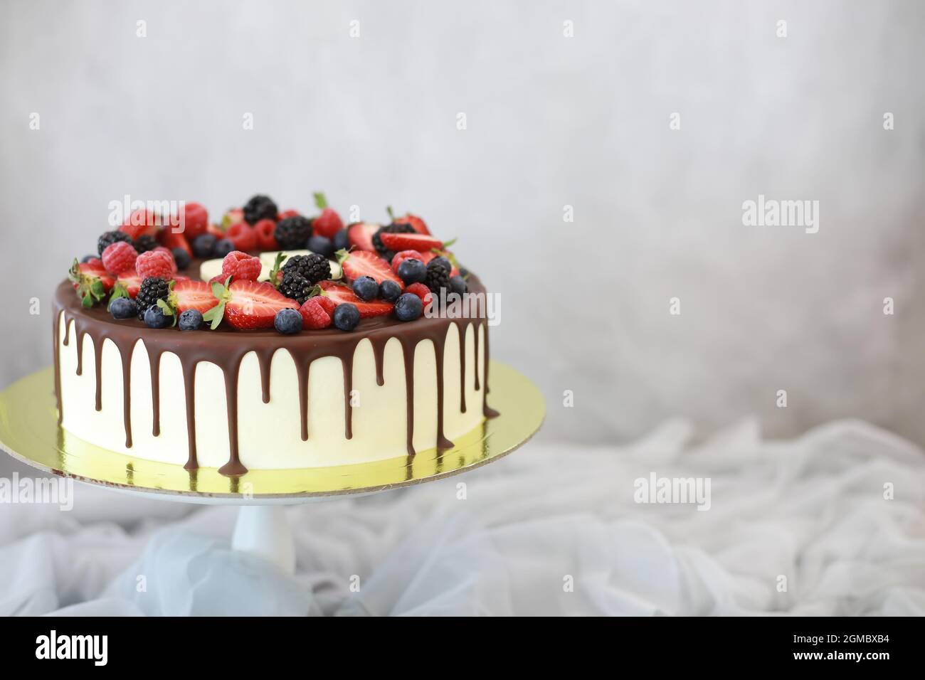 Confectionery flavored cakes for a holiday and a normal breakfast Stock ...