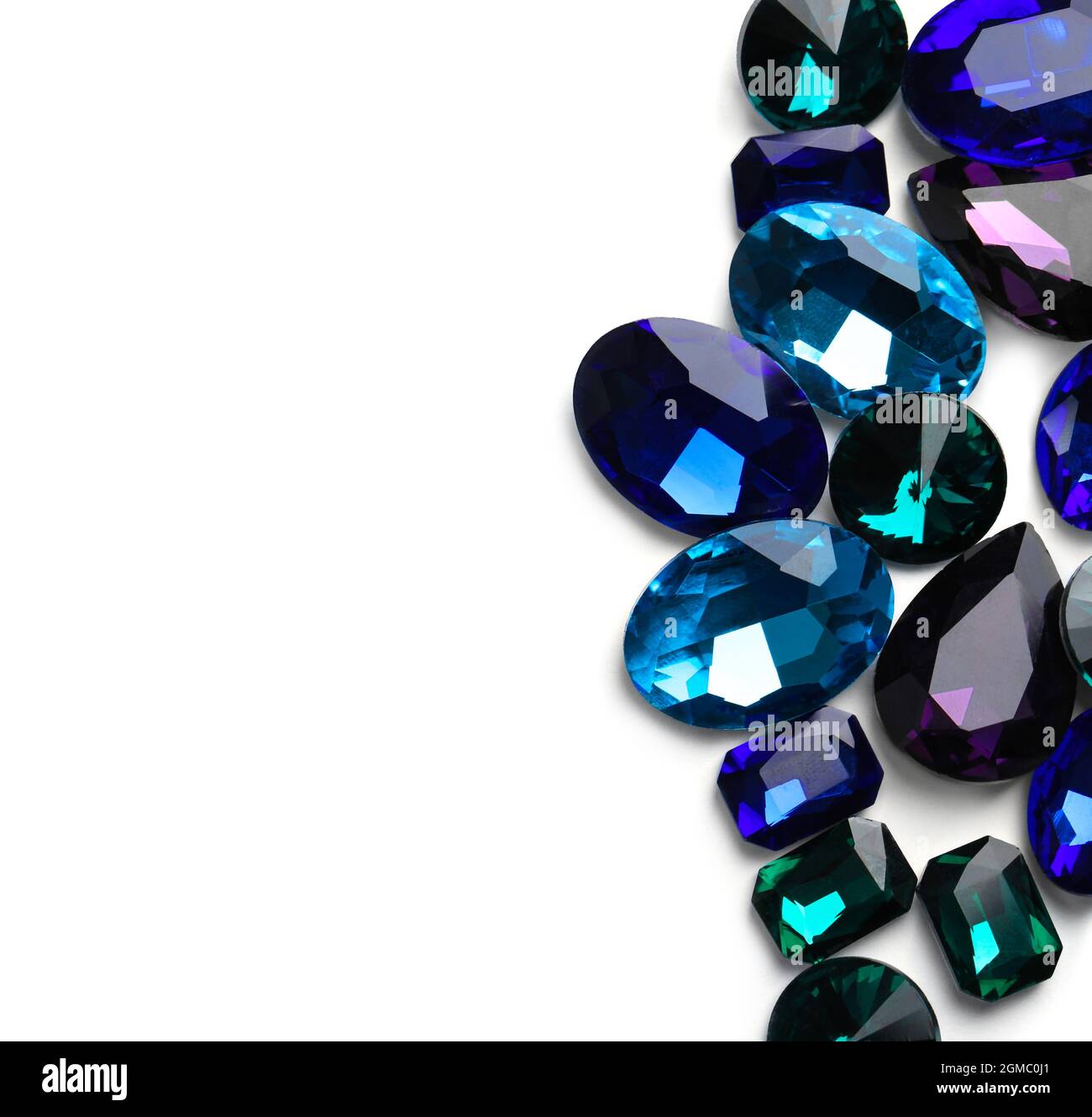 Different shape jewels isolated hi-res stock photography and images - Alamy