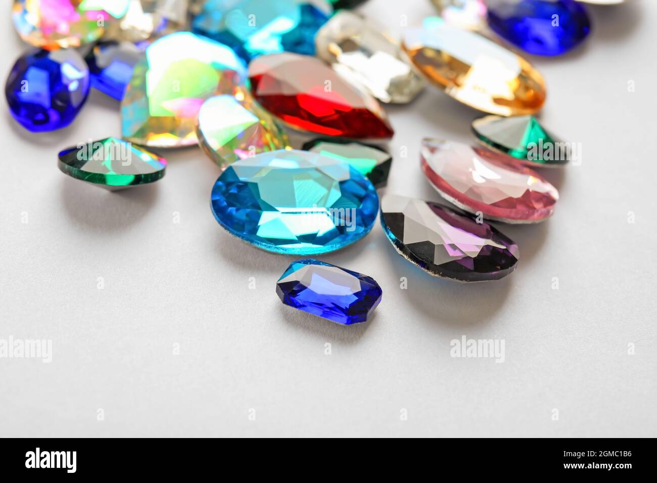 Different shape jewels isolated hi-res stock photography and images - Alamy