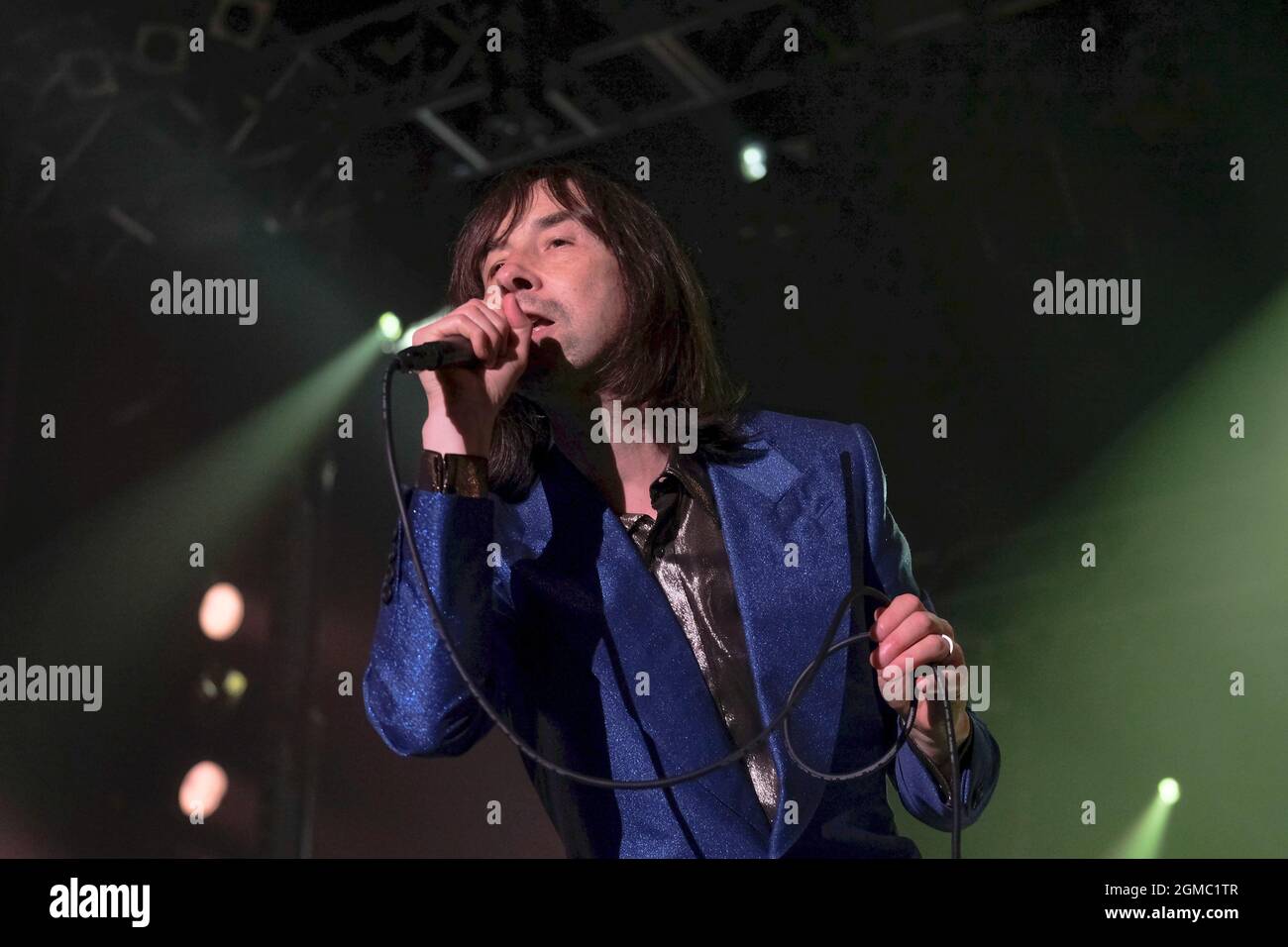 September 17th 2021 Bobby Gillespie, lead singer with Scottish rock ...