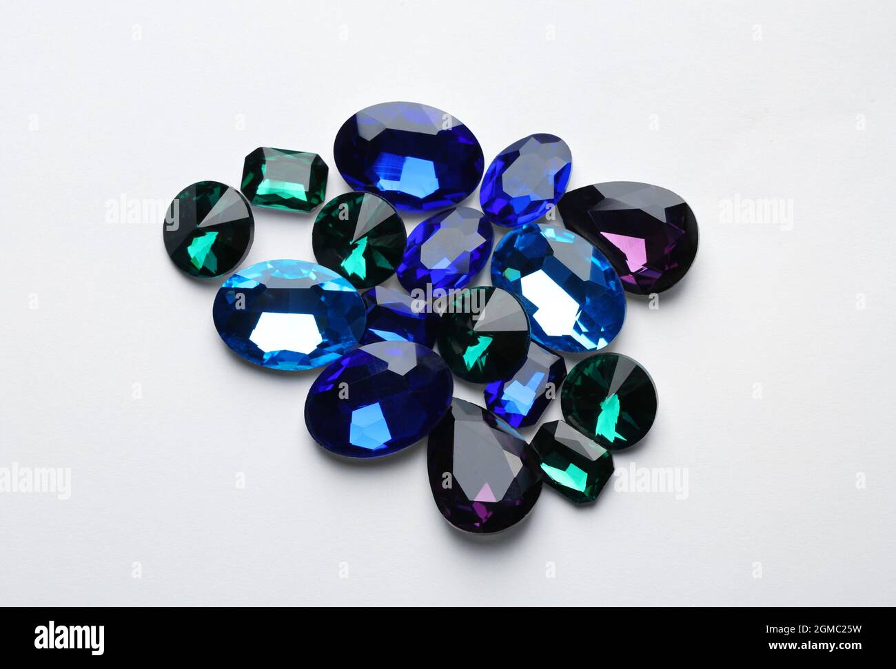Different shape jewels isolated hi-res stock photography and images - Alamy