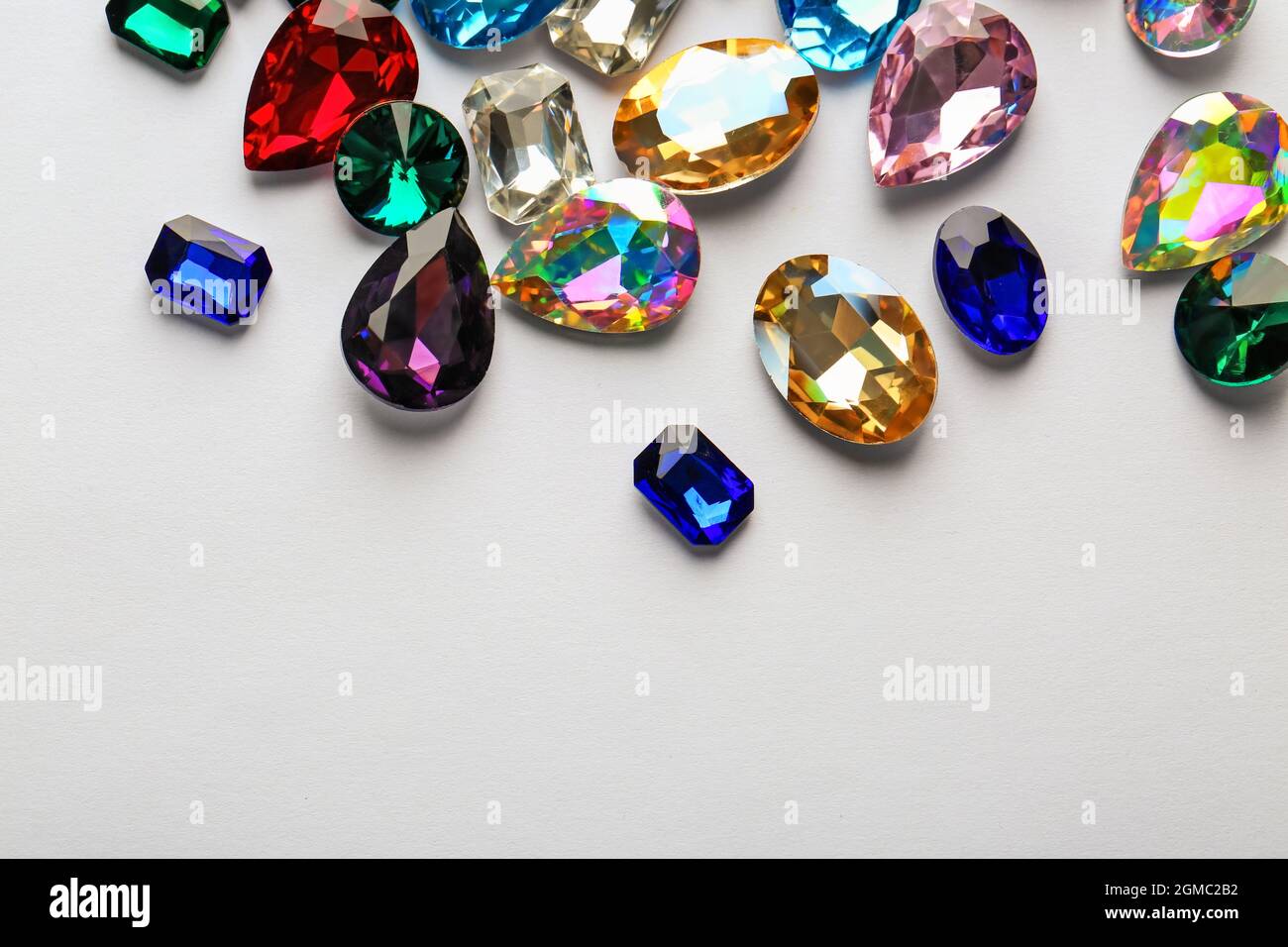 Different shape jewels isolated hi-res stock photography and images - Alamy