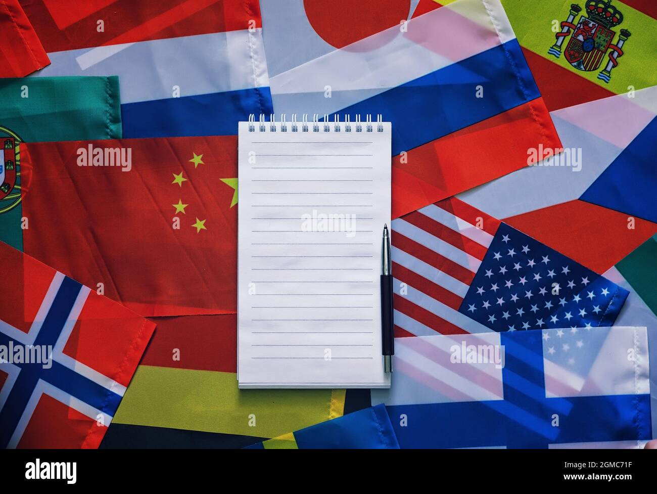 Learning foreign languages. Audio language courses. Background from ...