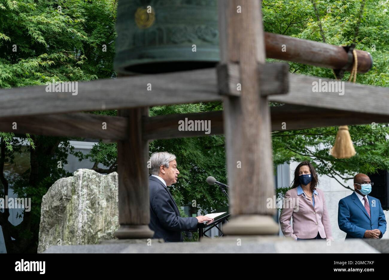 New York, NY - September 17, 2021: Secretary-General Antonio Guterres ...