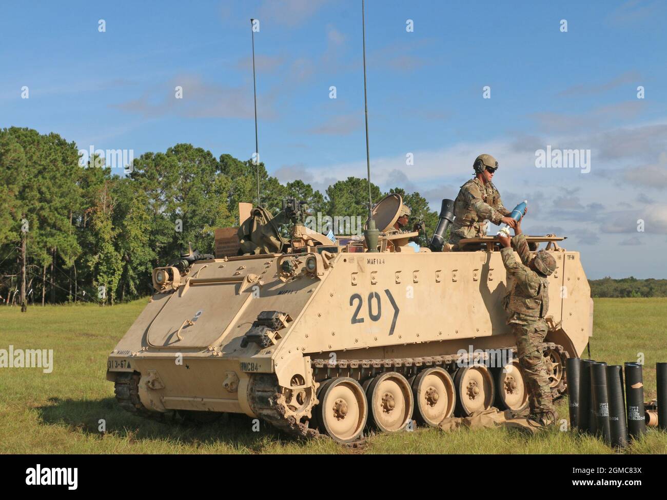 A Soldier assigned to the mortar section of 3rd Battalion, 67th Armored ...