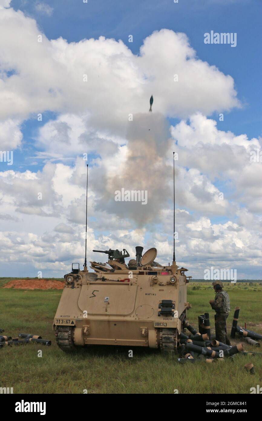 Soldiers assigned to the mortar section of 3rd Battalion, 67th Armored ...