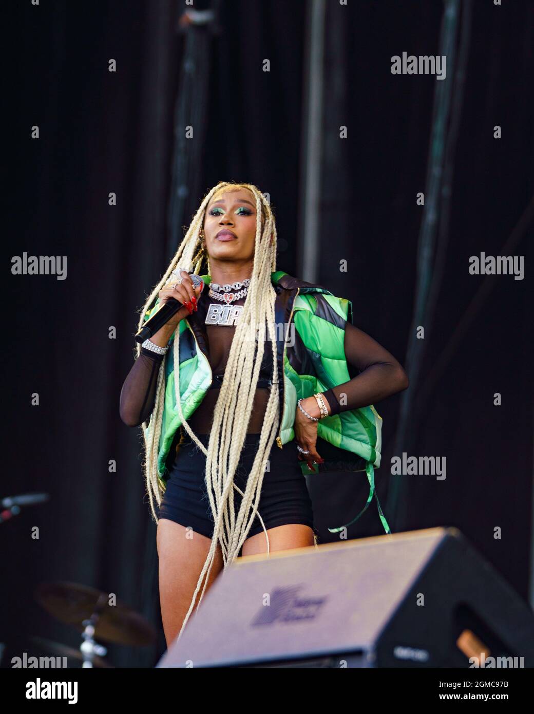 Las Vegas, USA. 17th Sep, 2021. BIA performs at the Downtown Stage ...