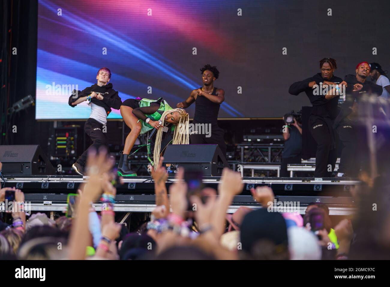 Las Vegas, USA. 17th Sep, 2021. BIA performs at the Downtown Stage ...
