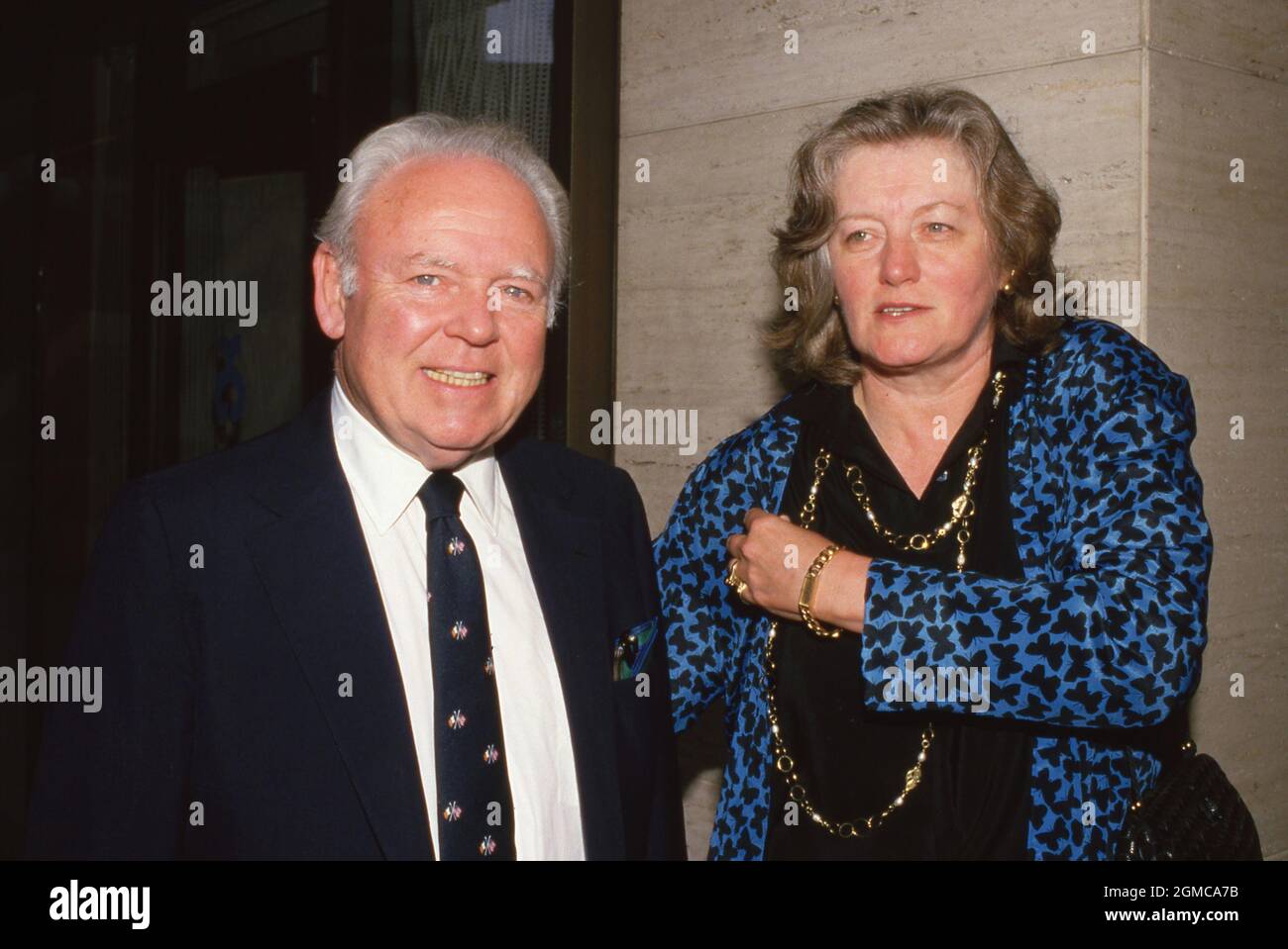 Carroll O'Connor and Nancy O'Connor Circa 1980's Credit: Ralph Dominguez/MediaPunch Stock Photo ...