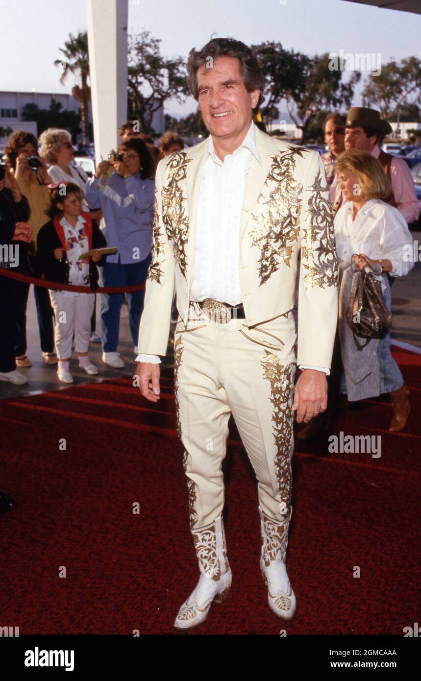 Hugh O'Brian May 1987 Credit: Ralph Dominguez/MediaPunch Stock Photo ...