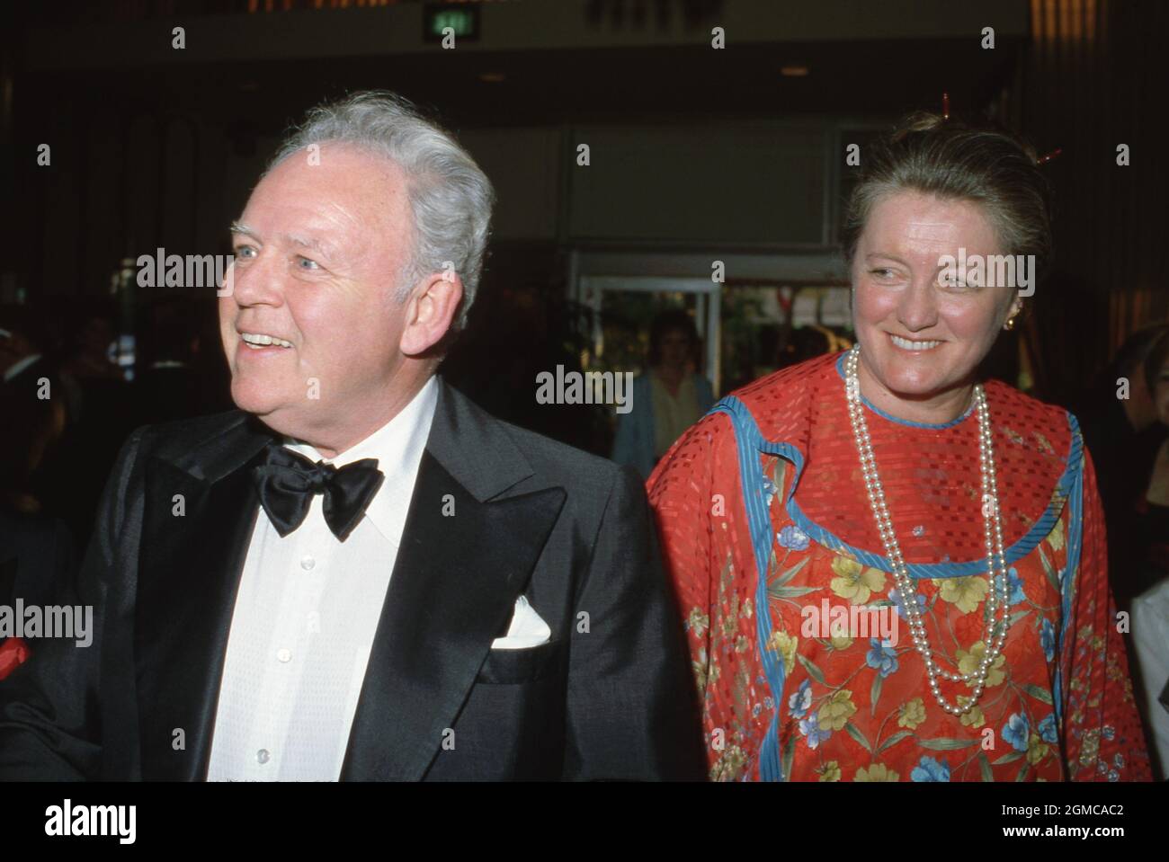 Nancy O'Connor and Carroll O'Connor during Party for Tony Bennett ...