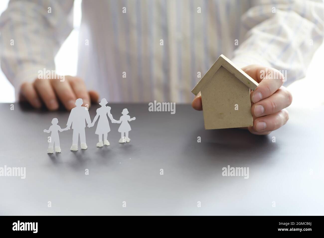 Insurance collateral concept. Life and property insurance. A ...