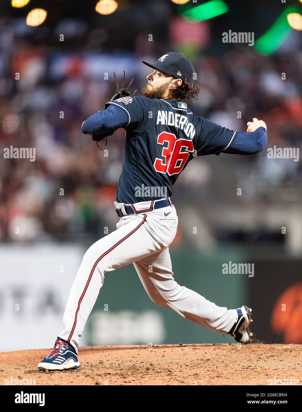 San Francisco, California, USA. 17th Sep, 2021. Atlanta Braves starting ...