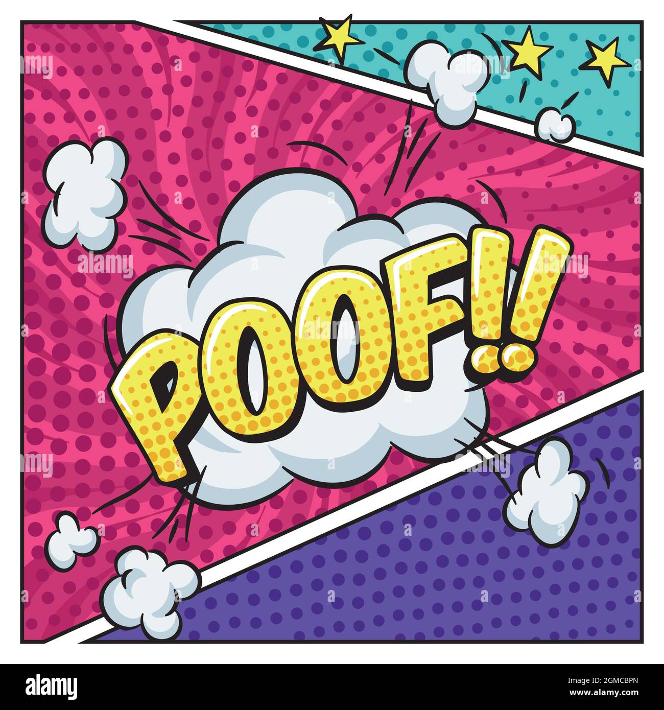 Abstract colorful comic page Stock Vector Images - Alamy