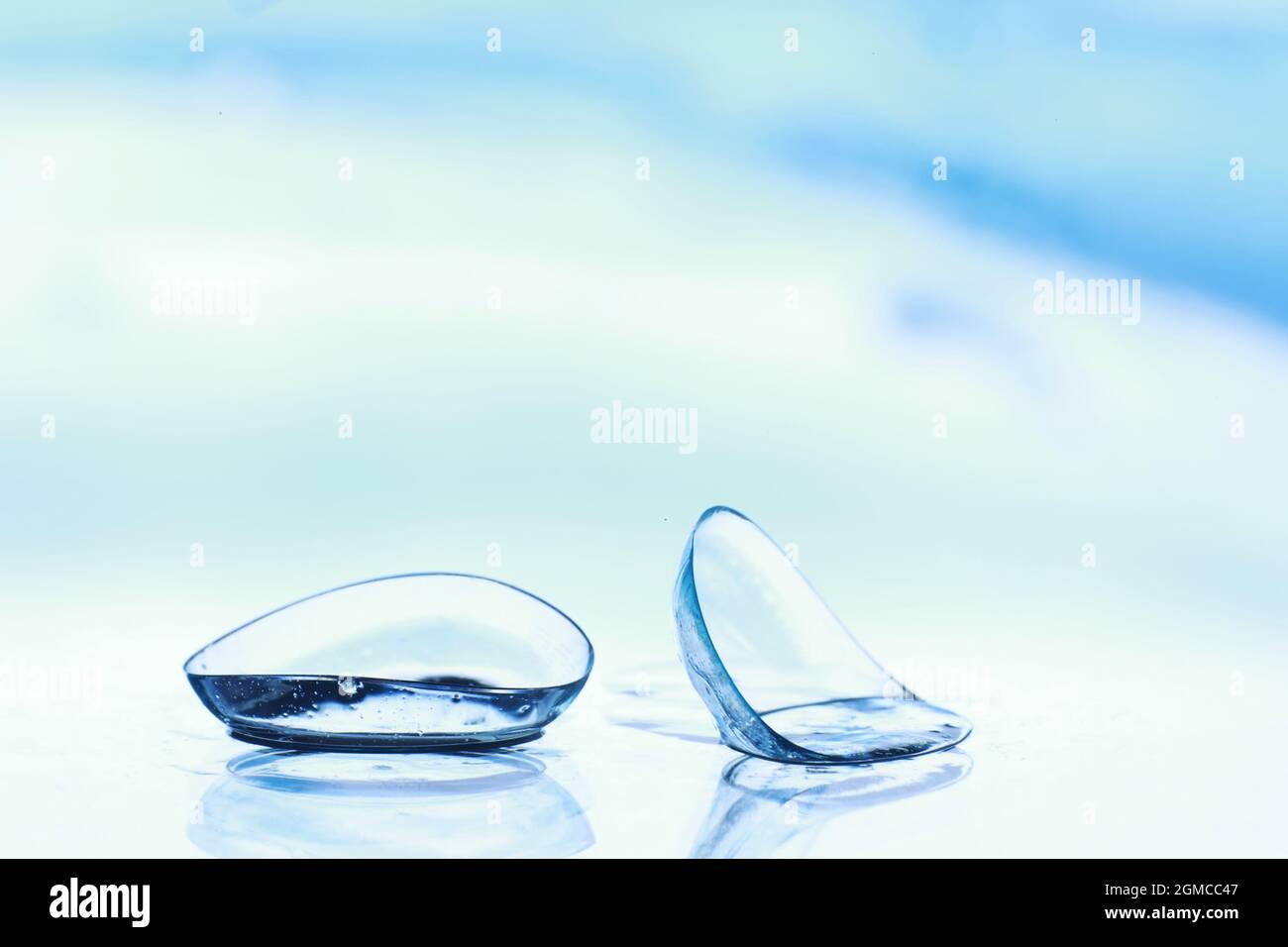 Tools for vision correction. Glasses and lenses with diopters on ...