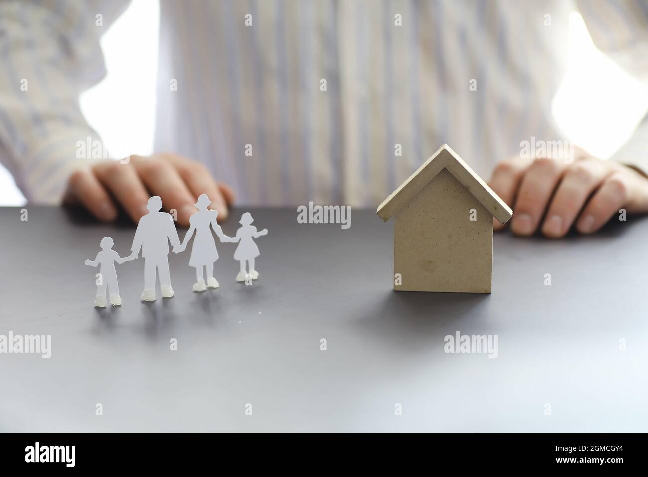 Insurance collateral concept. Life and property insurance. A ...