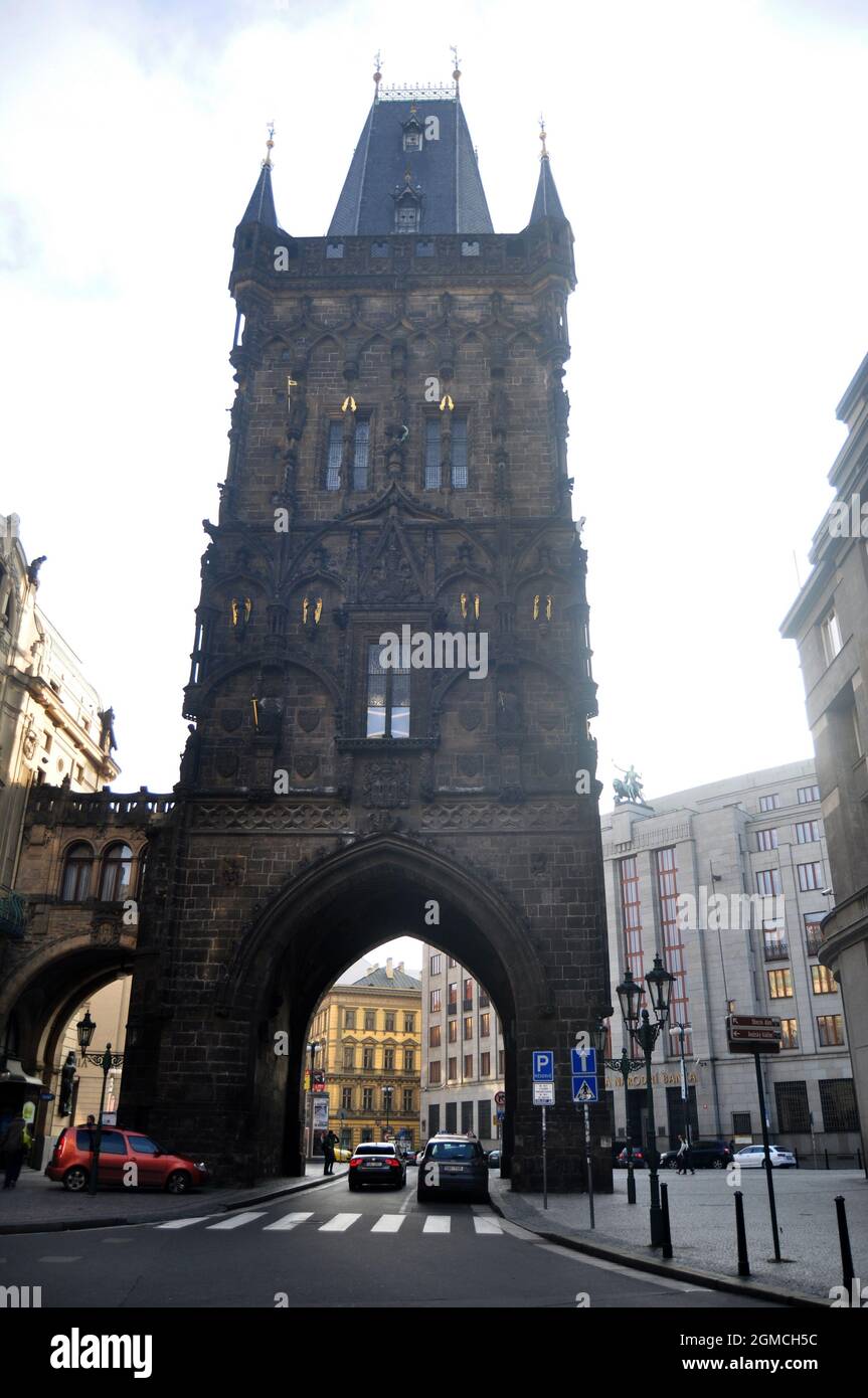 Czechia people and foreign travelers travel visit at classic ancient ...