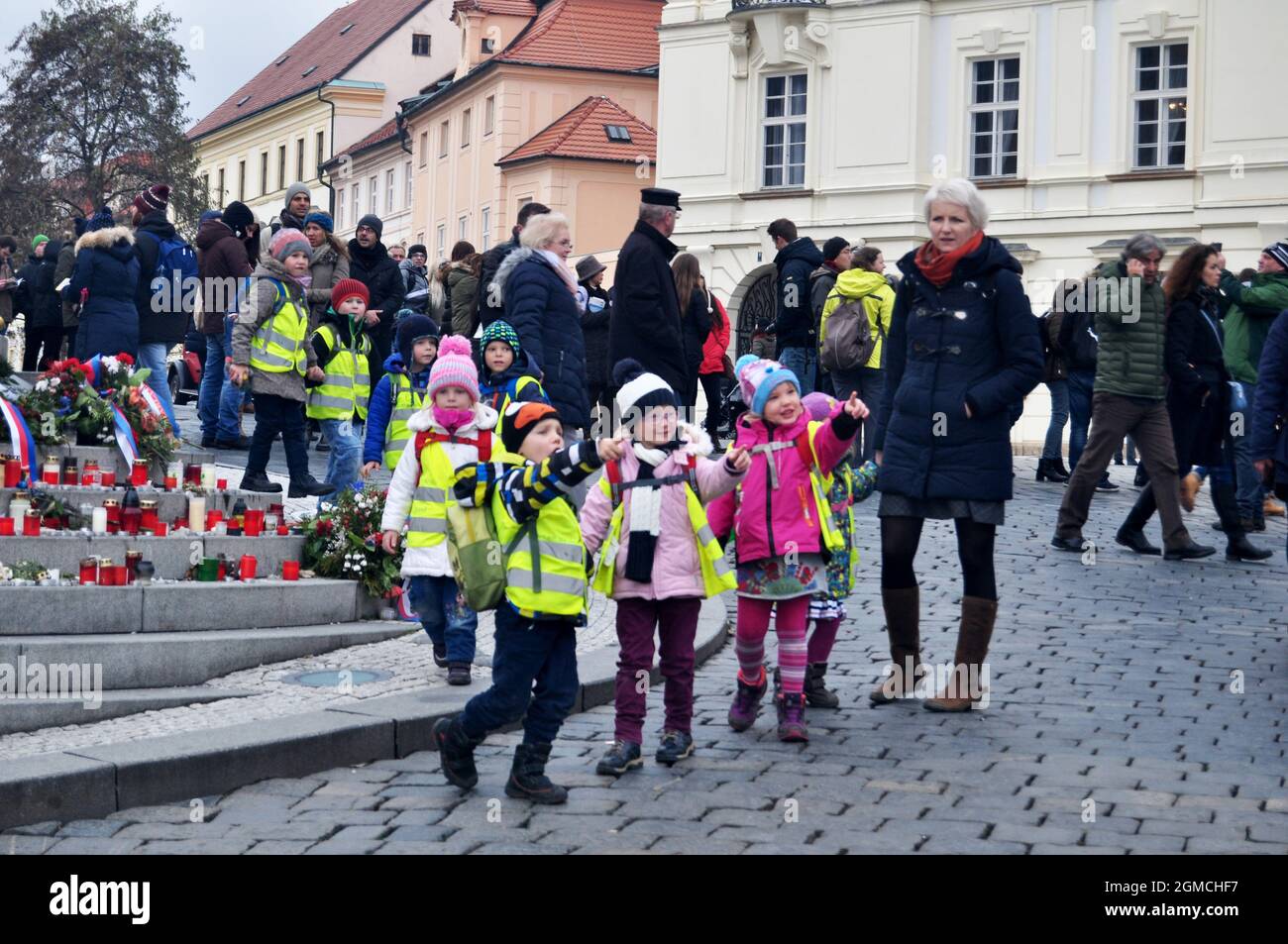 Czechia children student people and parent walking travel visit and ...