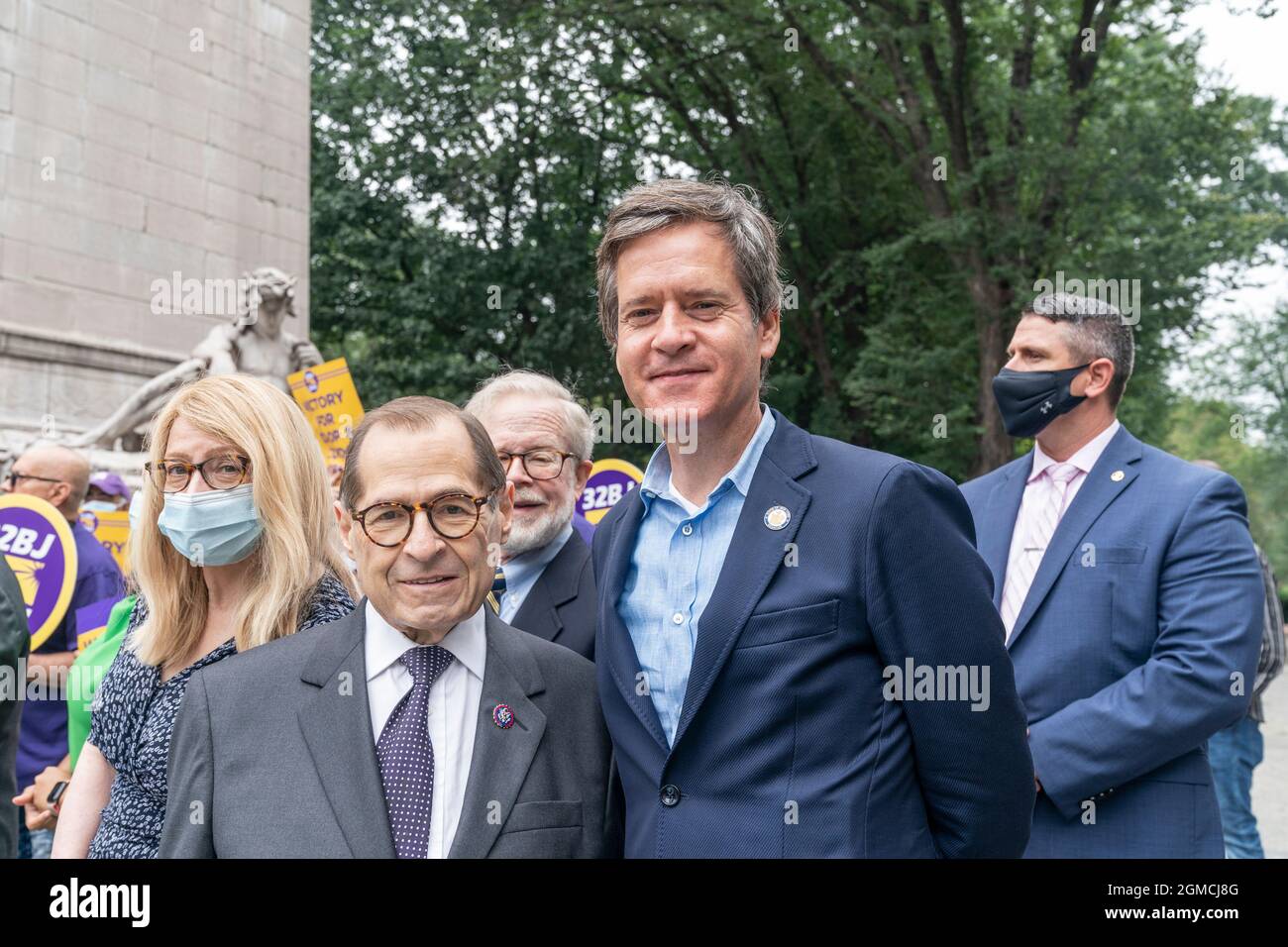 New York, NY - September 17, 2021: U. S. Representative Jerry Nadler ...