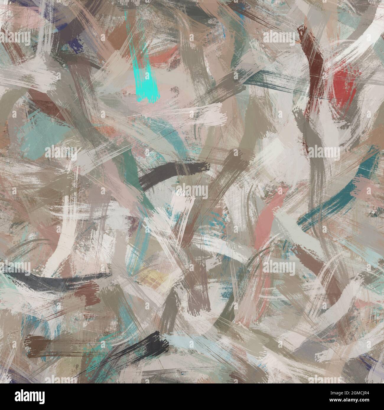 Seamless random faux digital paint stroke pattern print Stock Photo - Alamy