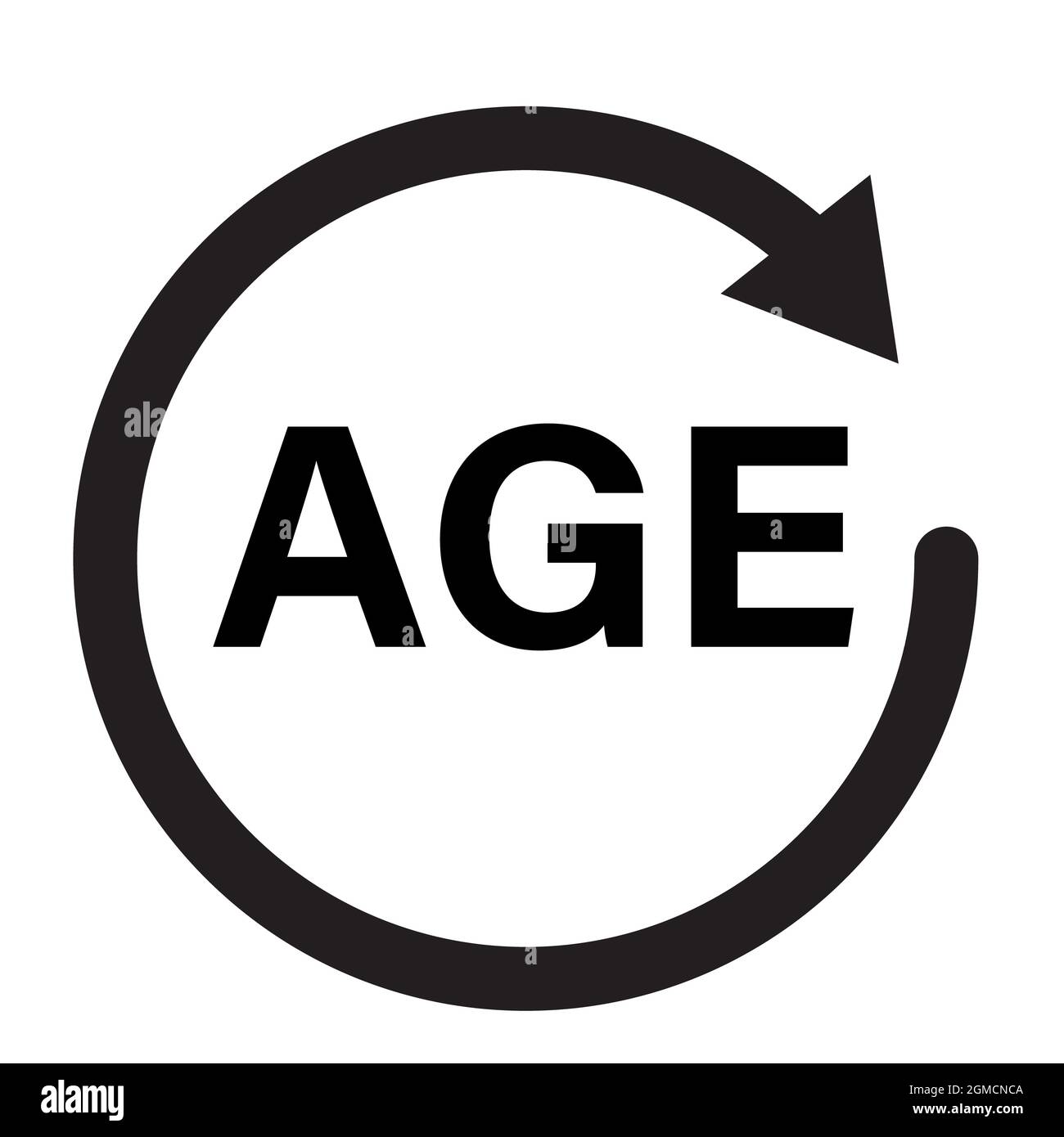 Age icon on white background. Age limit sign. Age symbol. reliability logo. flat style Stock ...