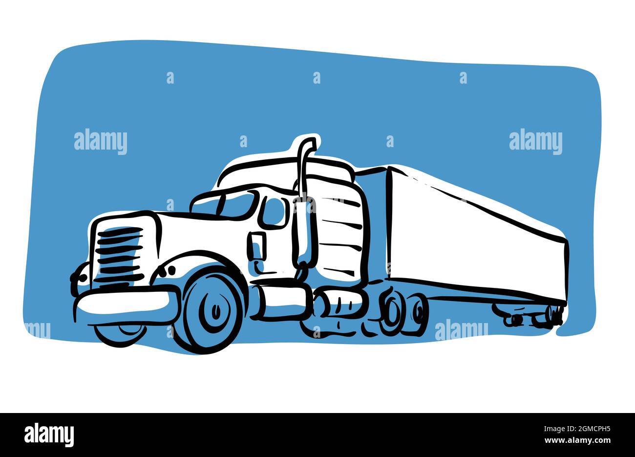 Motion truck Stock Vector Images - Alamy