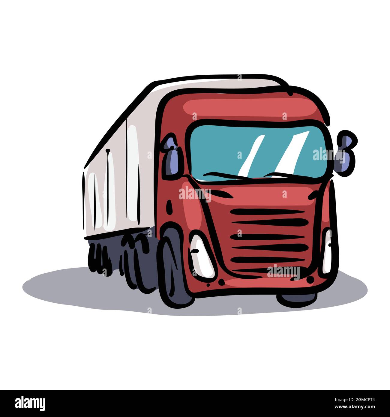 Truck vector illustration Stock Vector Image & Art - Alamy