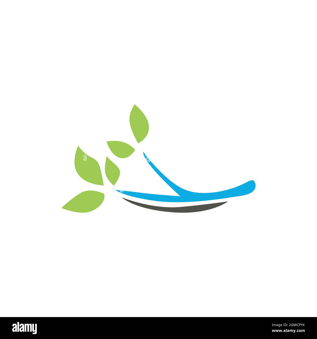 abstract tree branches logo icon flat concept vector graphic design ...