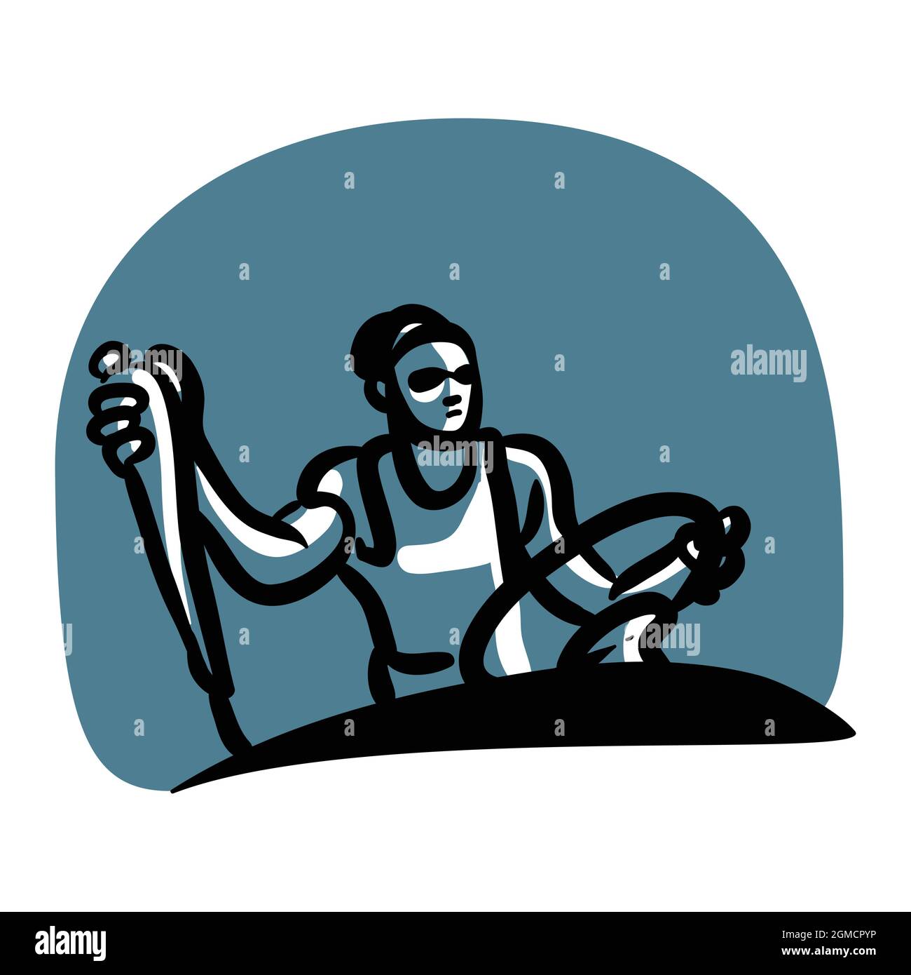 Truck Driver drawing Stock Vector Image & Art - Alamy