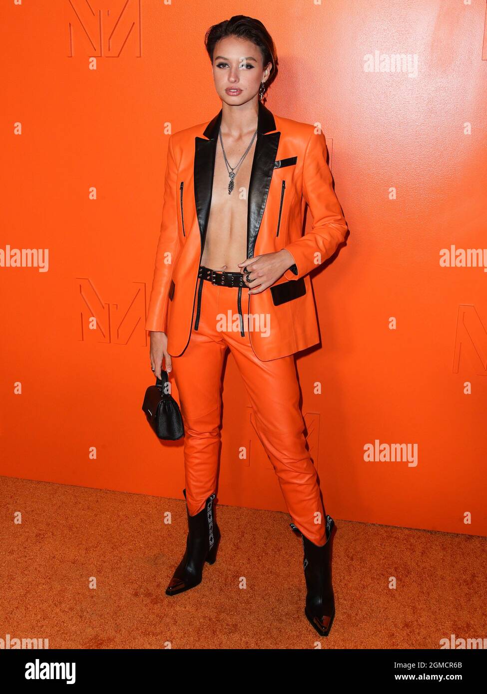 BEVERLY HILLS, LOS ANGELES, CALIFORNIA, USA - SEPTEMBER 16: Model ...