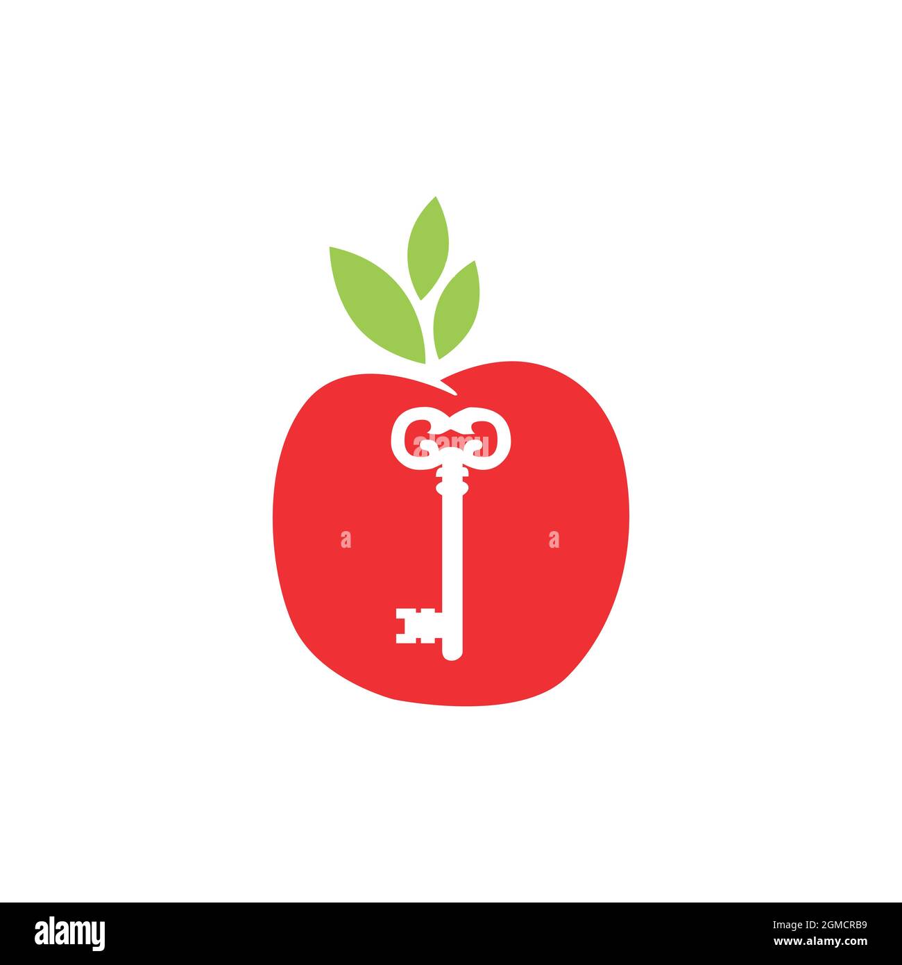 Apple logo isolated Stock Vector Images - Alamy