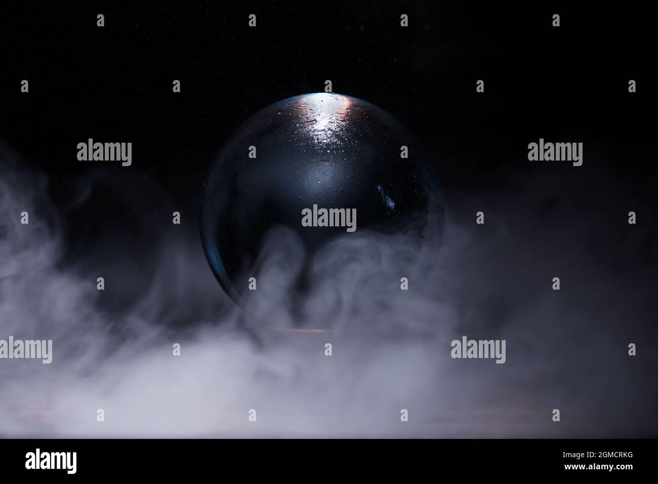 Crystal ball predict the fate. Guessing for the future Stock Photo - Alamy