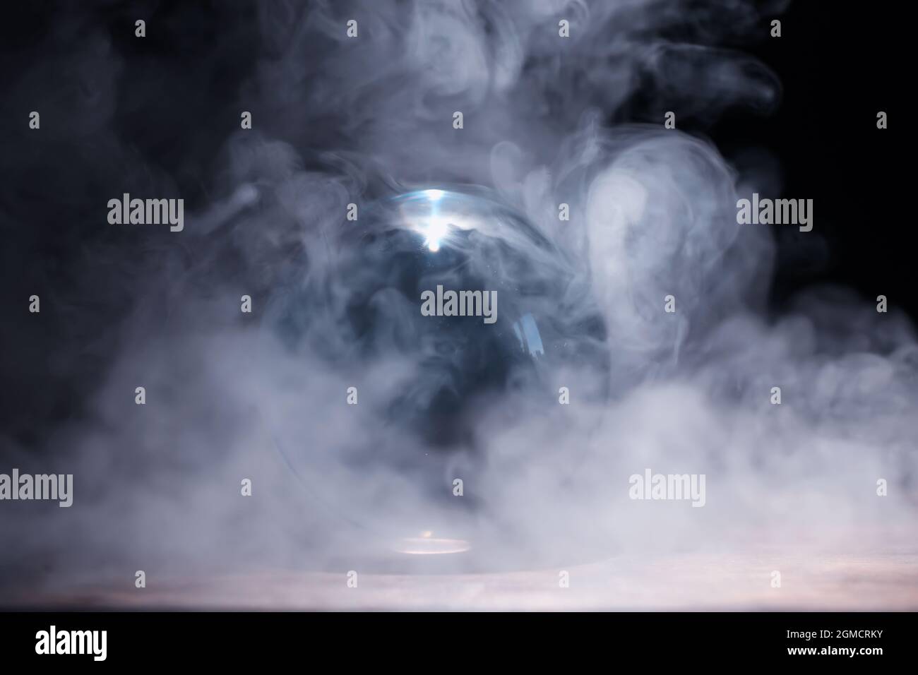Crystal ball predict the fate. Guessing for the future Stock Photo - Alamy