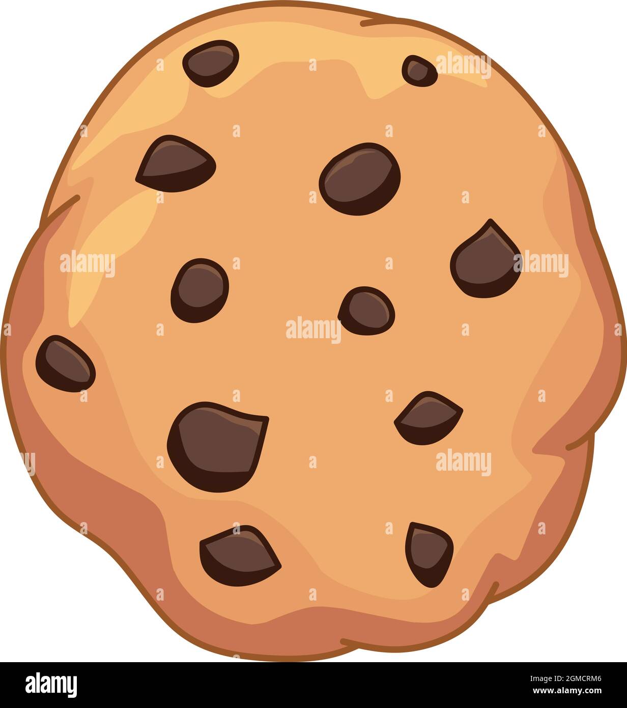 Animated Chocolate Chip Cookie