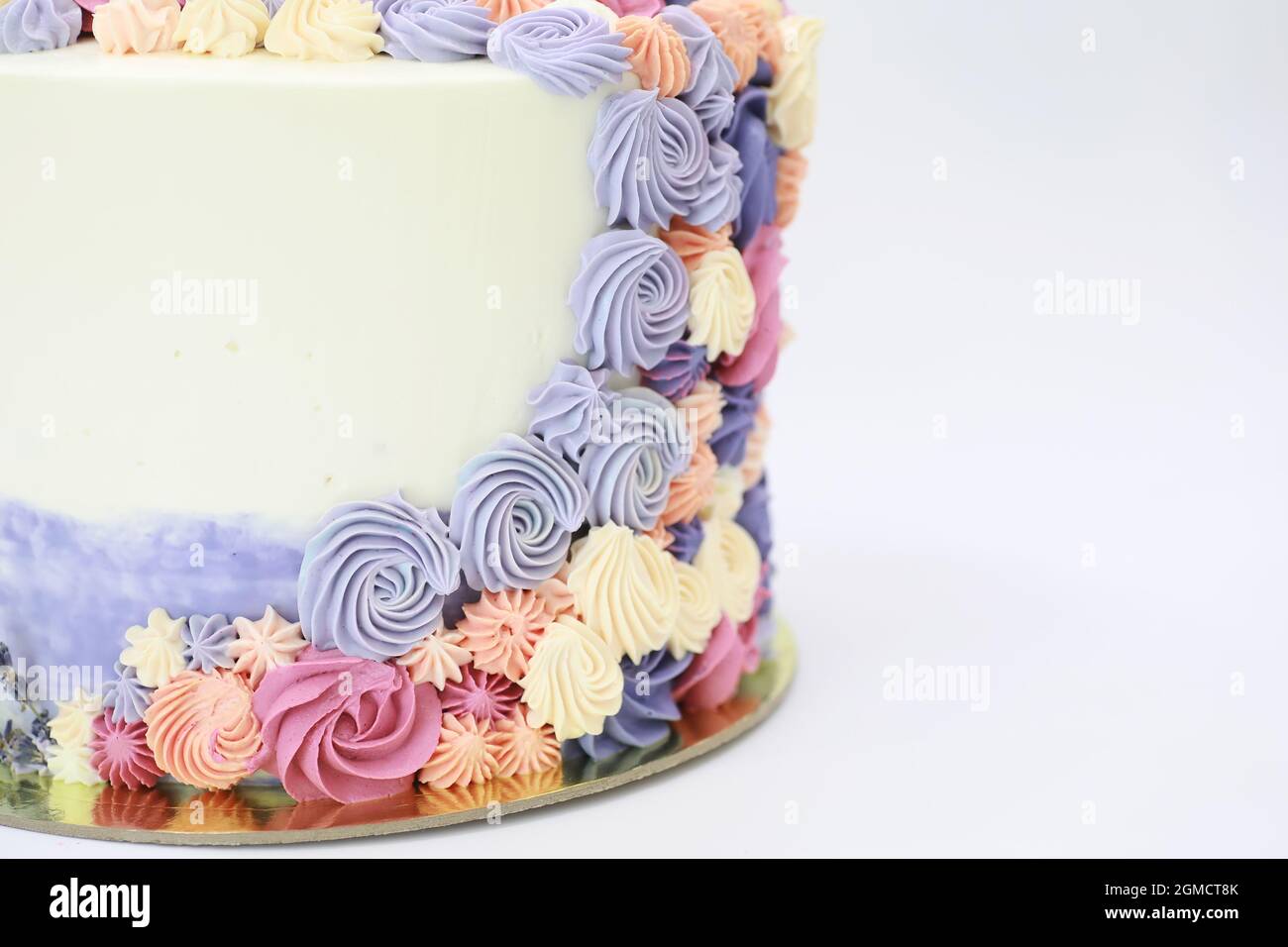 Confectionery flavored cakes for a holiday and a normal breakfast Stock ...