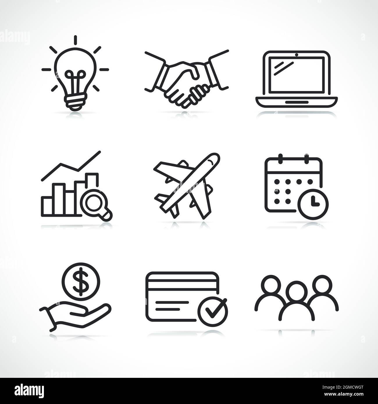 Payment linear icons set hi-res stock photography and images - Alamy