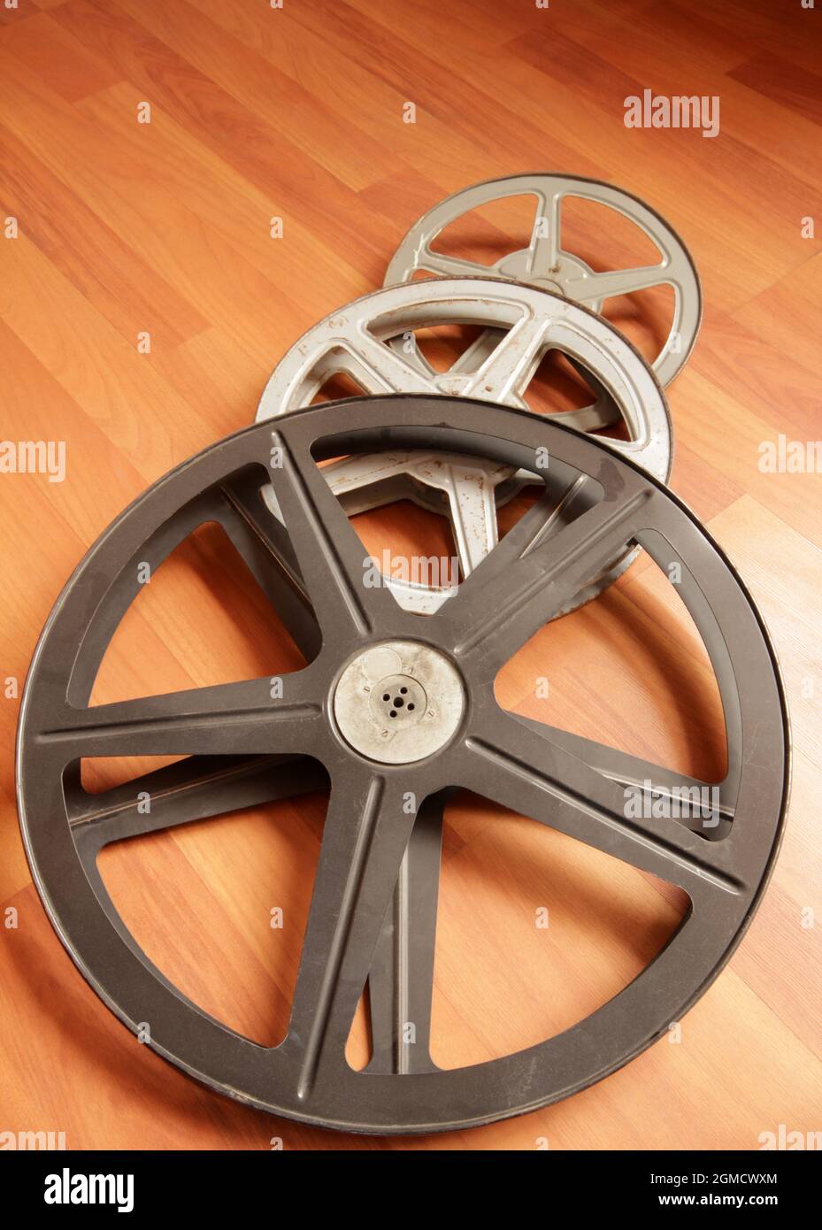 Old movie reels. History and memories Stock Photo - Alamy