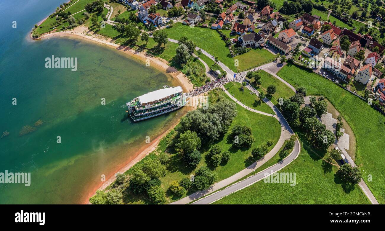 Views of Ramsberg and the Great Brombach Lake, the largest lake in the ...