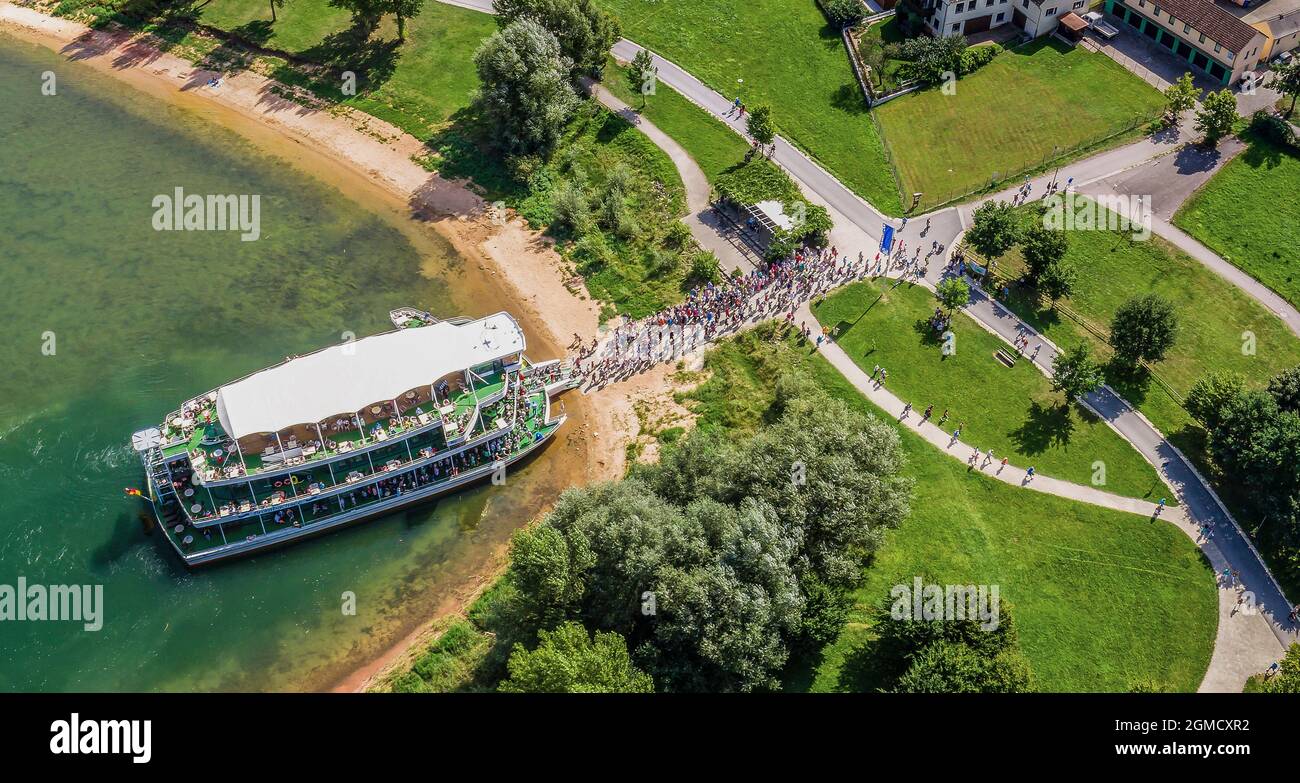 Views of Ramsberg and the Great Brombach Lake, the largest lake in the ...