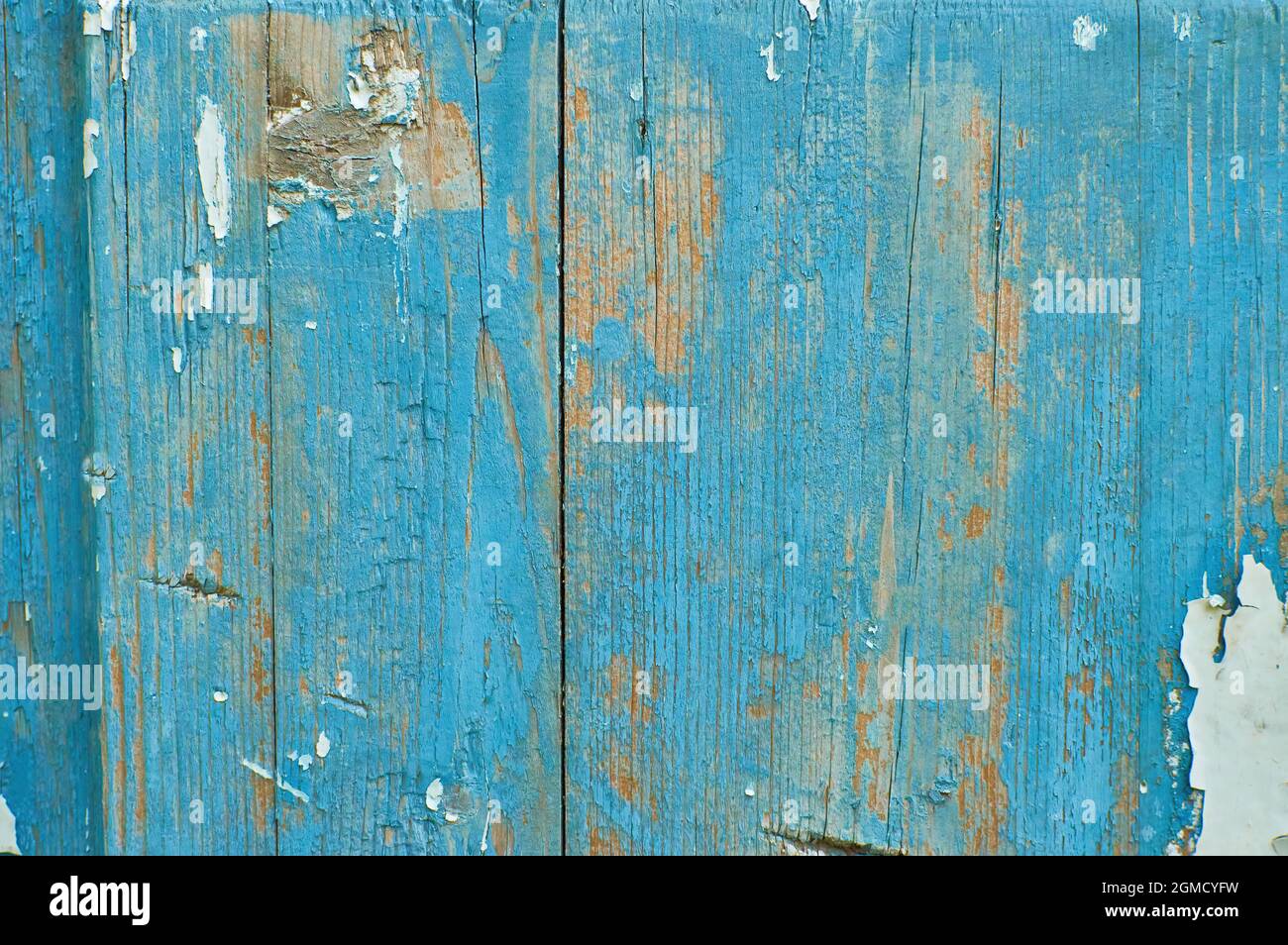 Old blue Painted Wood wall Stock Photo - Alamy