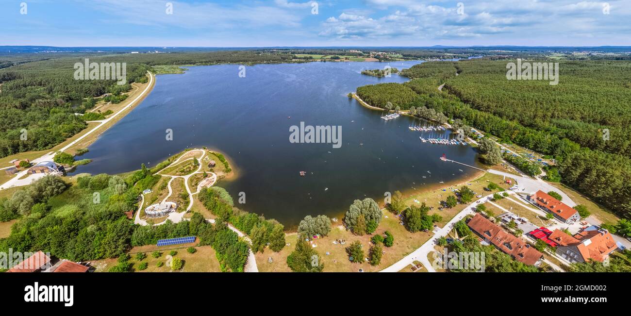 Aerial view heuberg lake hi-res stock photography and images - Alamy