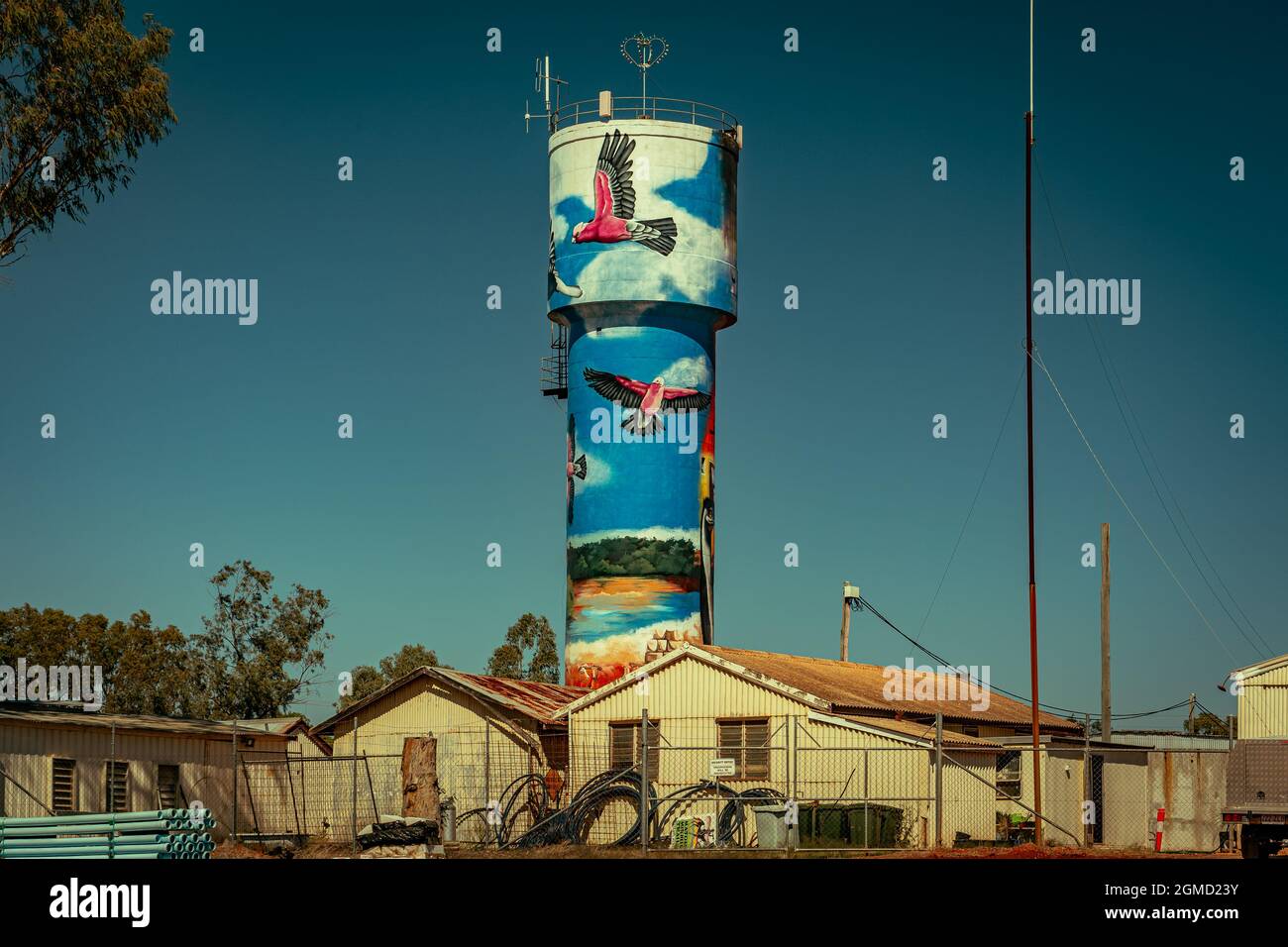 Augathella, Queensland, Australia - Silo Art Stock Photo - Alamy