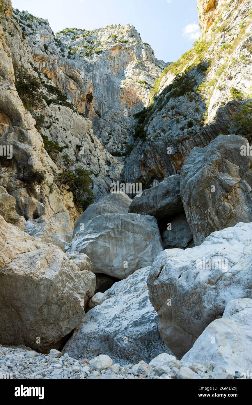 Stunning view of the Gorropu gorge Stock Photo - Alamy