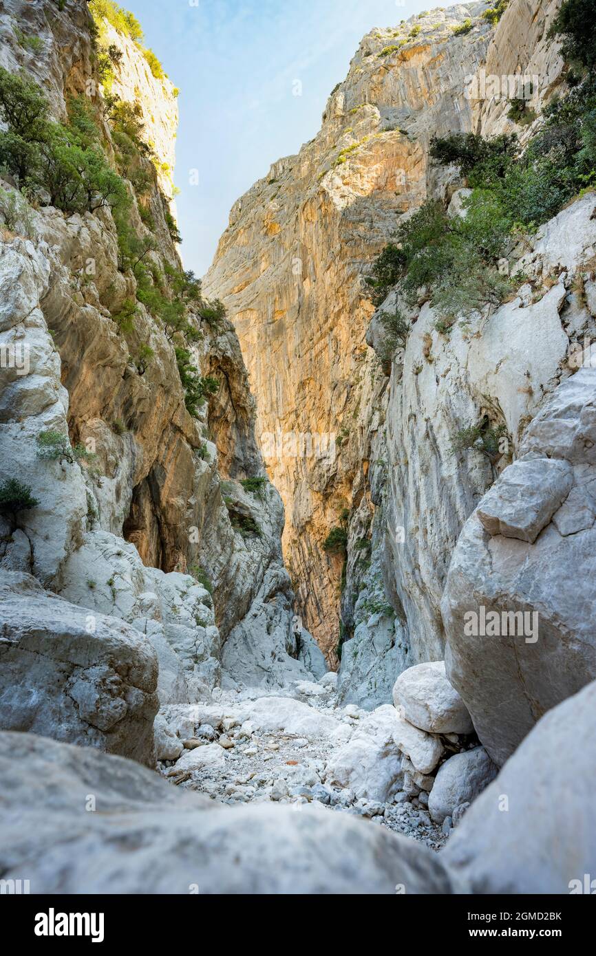 Stunning view of the Gorropu gorge Stock Photo - Alamy