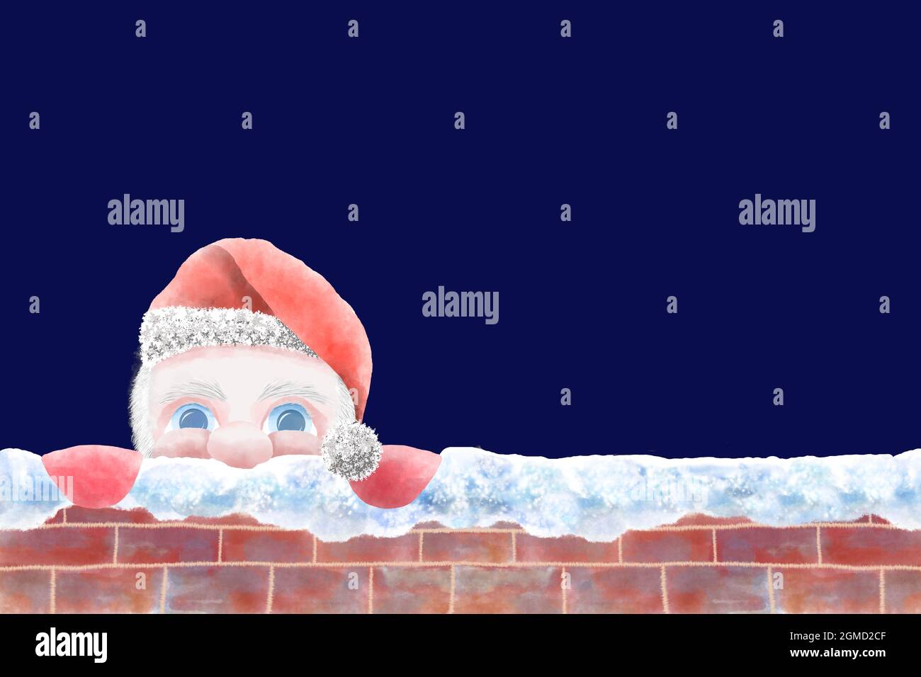 Santa claus with big nose Stock Photo - Alamy