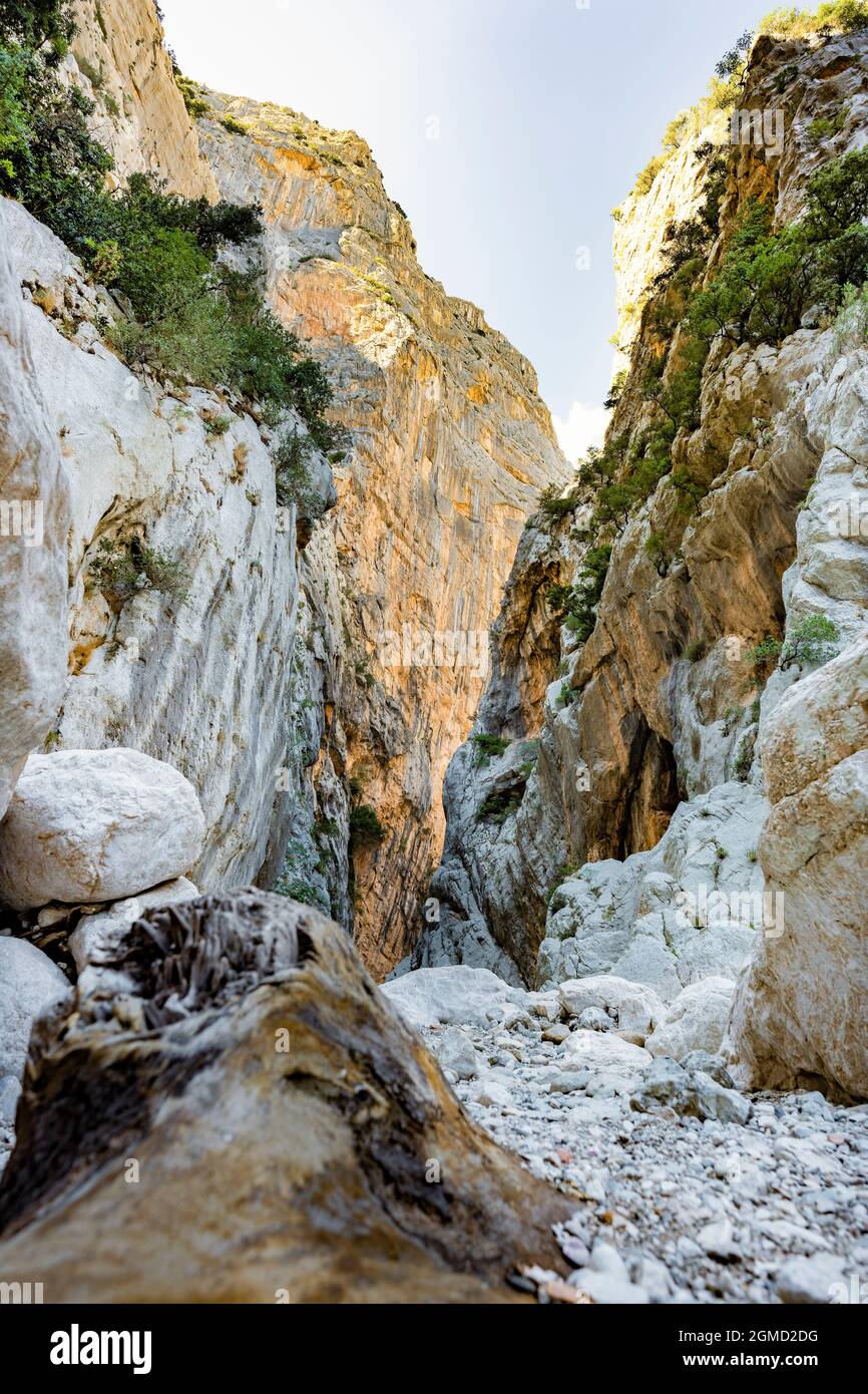 Stunning view of the Gorropu gorge Stock Photo - Alamy