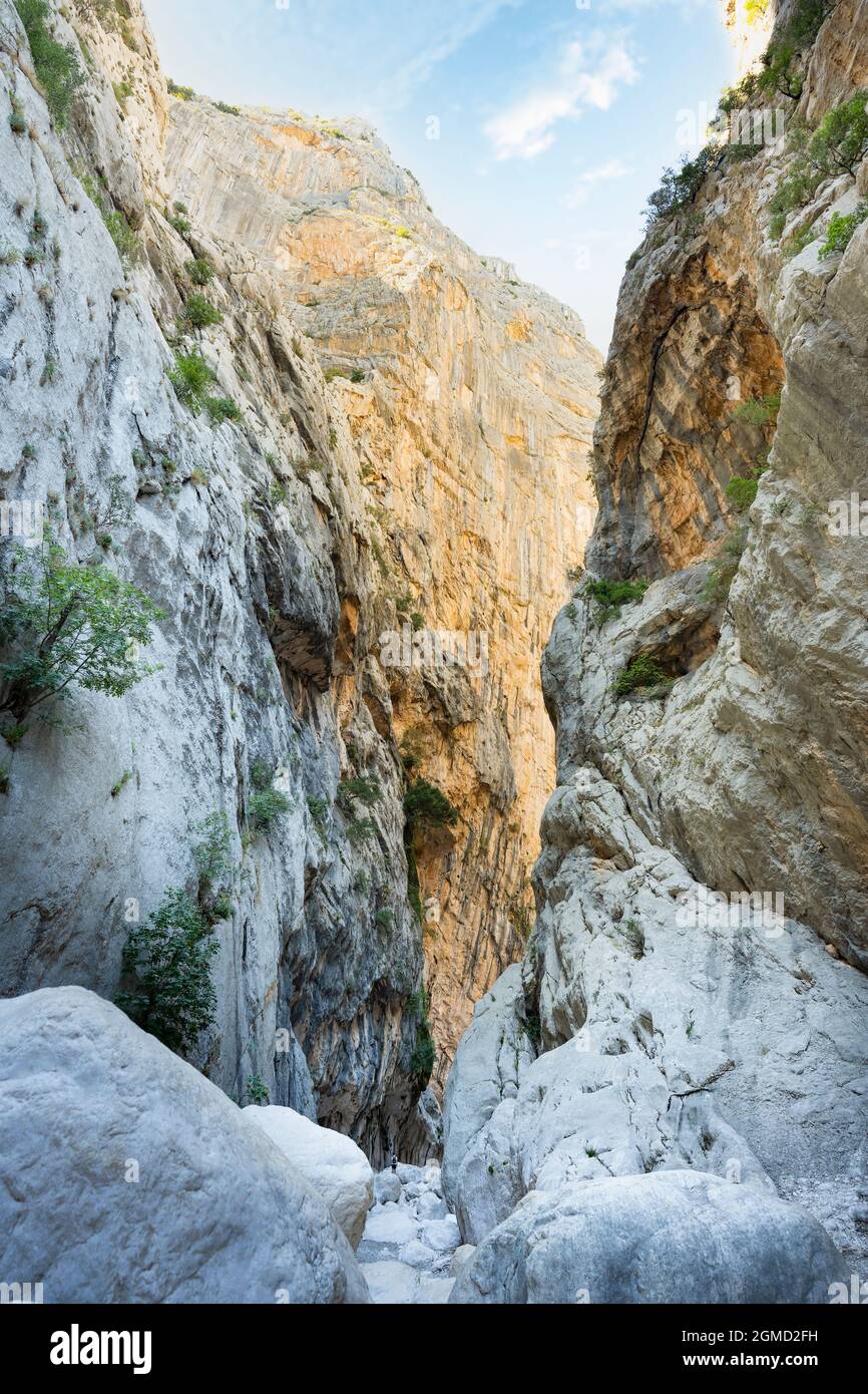Stunning view of the Gorropu gorge Stock Photo - Alamy