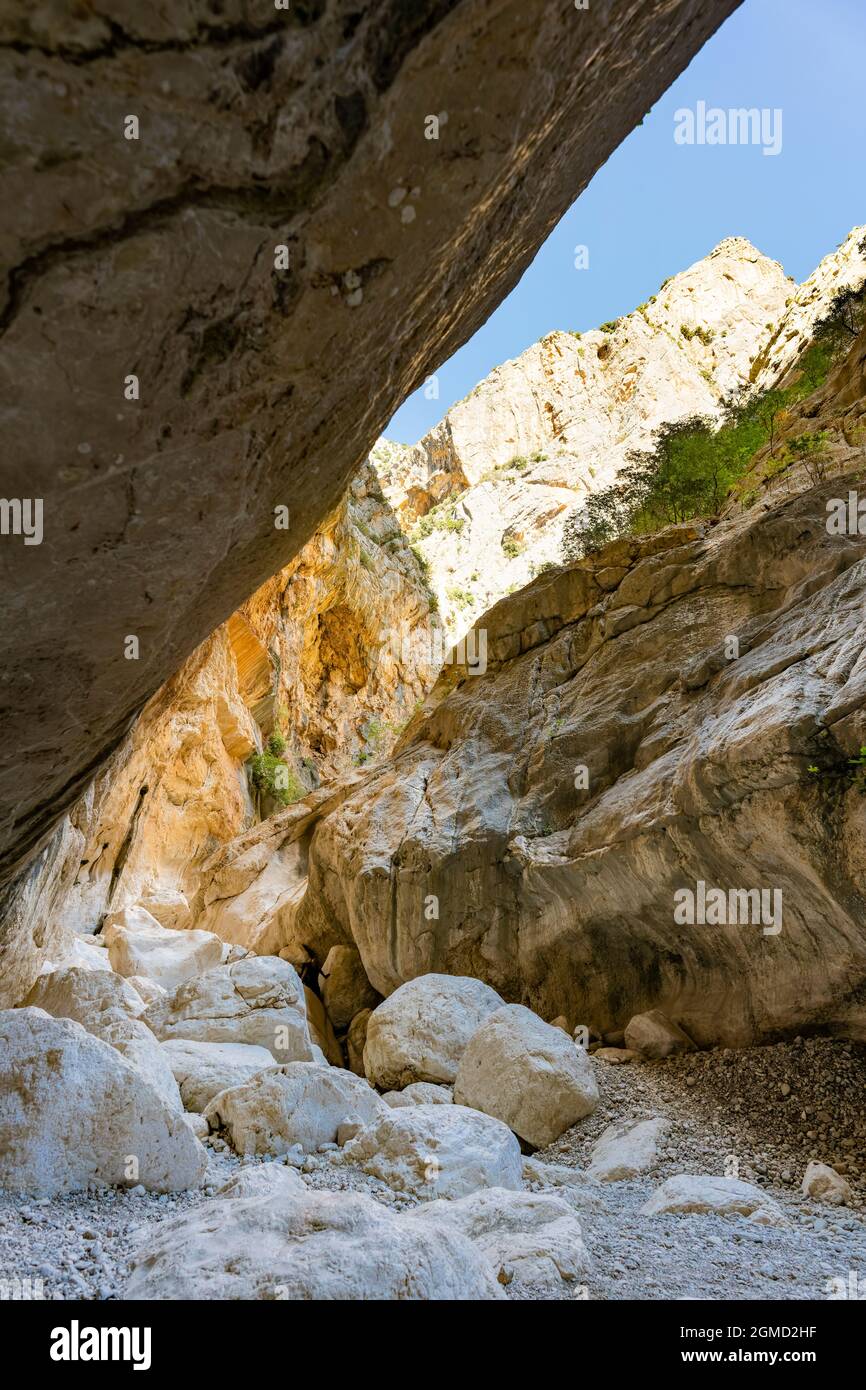 Stunning view of the Gorropu gorge Stock Photo - Alamy