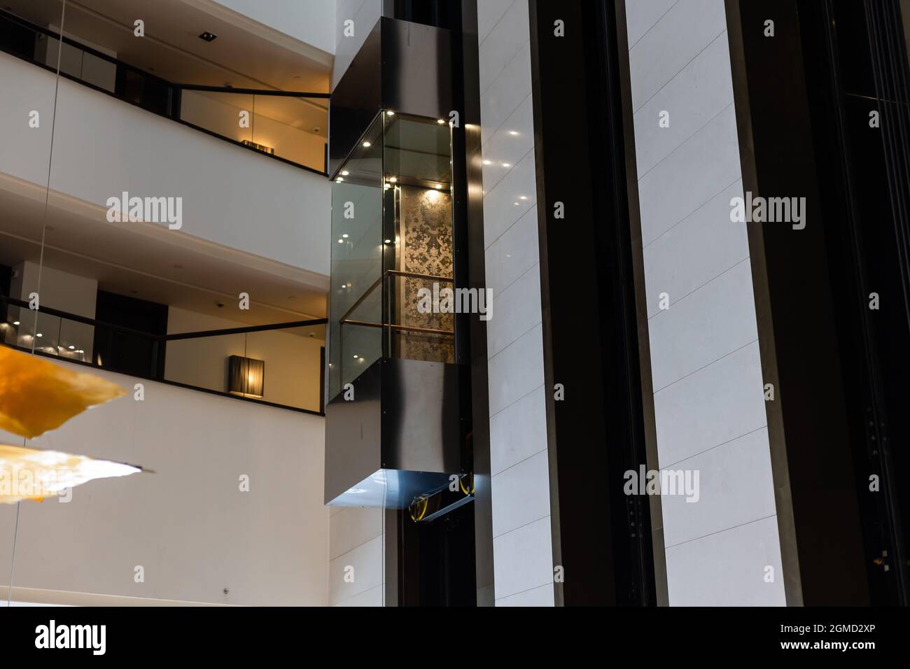 Futuristic elevator pattern hi-res stock photography and images - Alamy