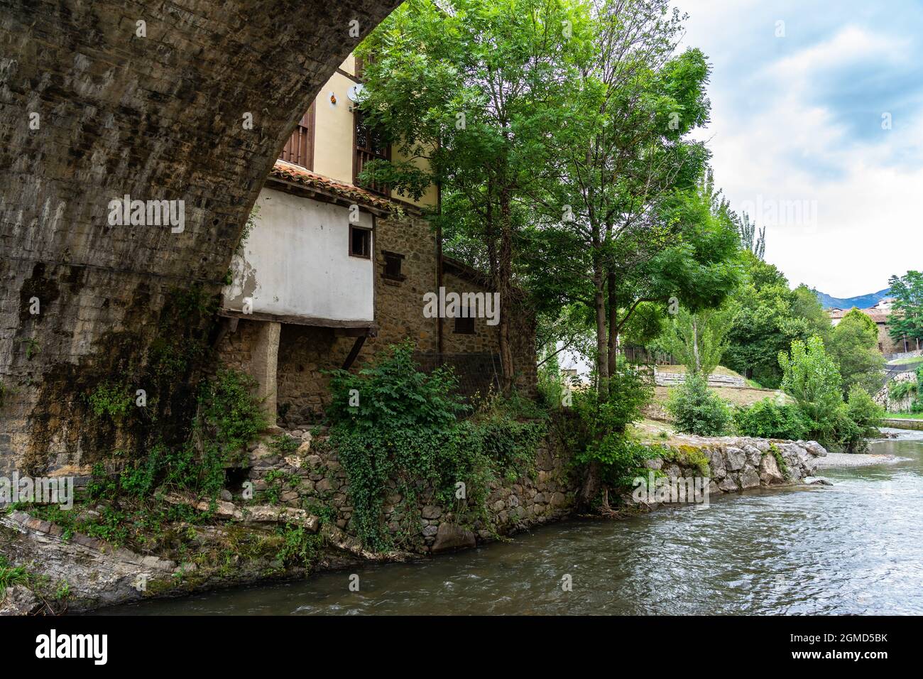 Potes village in Cantabria, Spain Stock Photo - Alamy